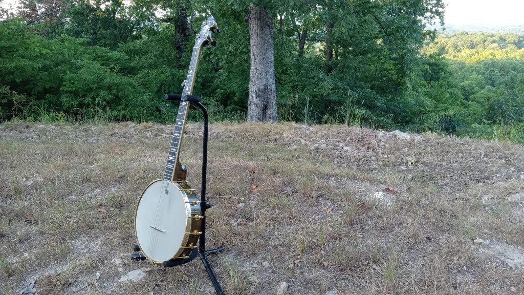 Custom Snowbird with Moon and Owl – SNOWBIRD BANJO COMPANY LLC