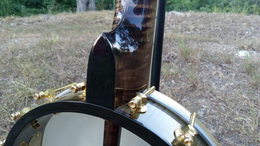 Custom Snowbird with Moon and Owl – SNOWBIRD BANJO COMPANY LLC